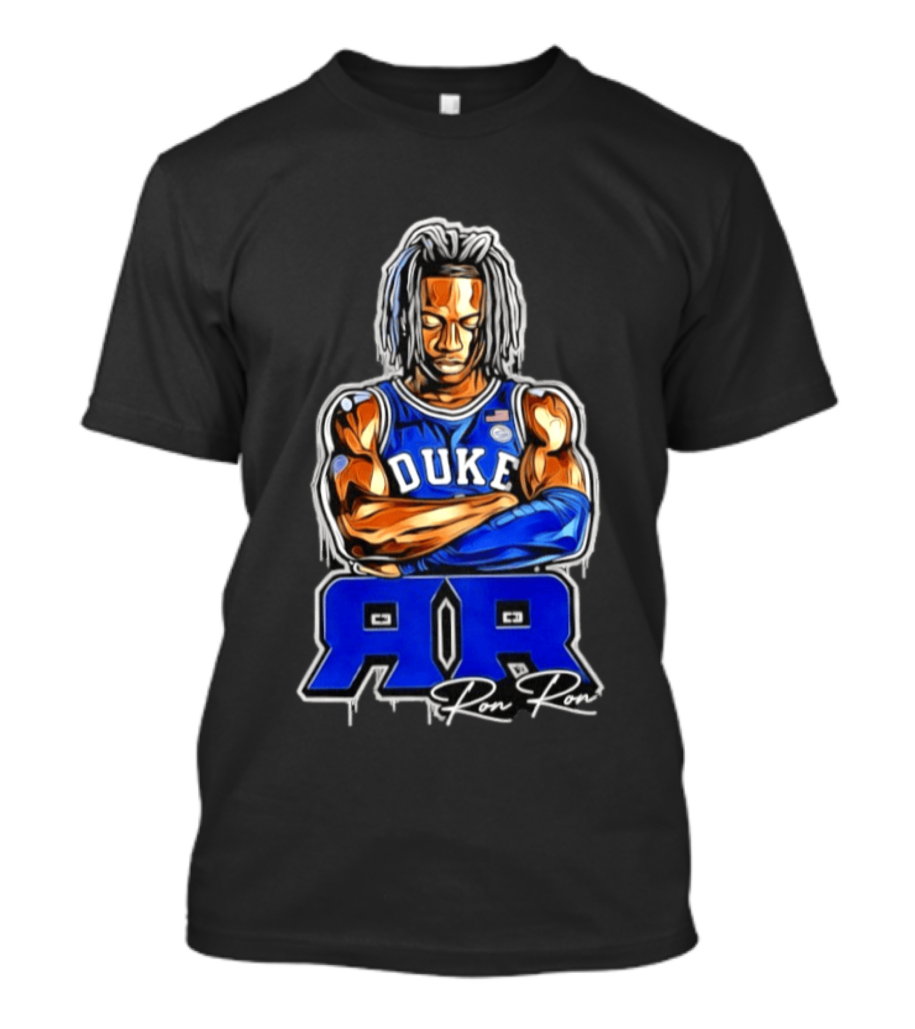 Ron Ron Deron Rippey Jr Duke Blue Devils Basketball Player T-Shirt