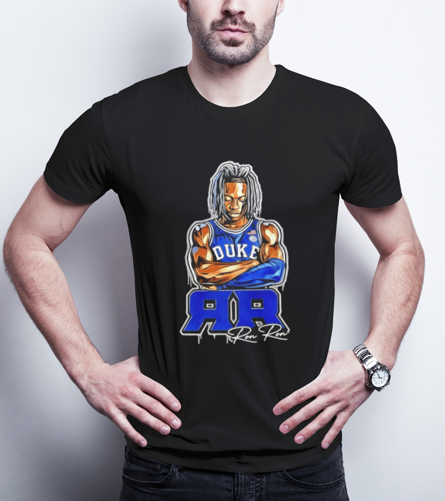 Ron Ron Deron Rippey Jr Duke Blue Devils Basketball Player T-Shirt
