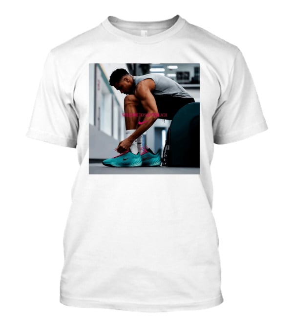 Nike Giannis Antetokounmpo Welcome To South Beach Milwaukee Bucks T-Shirt