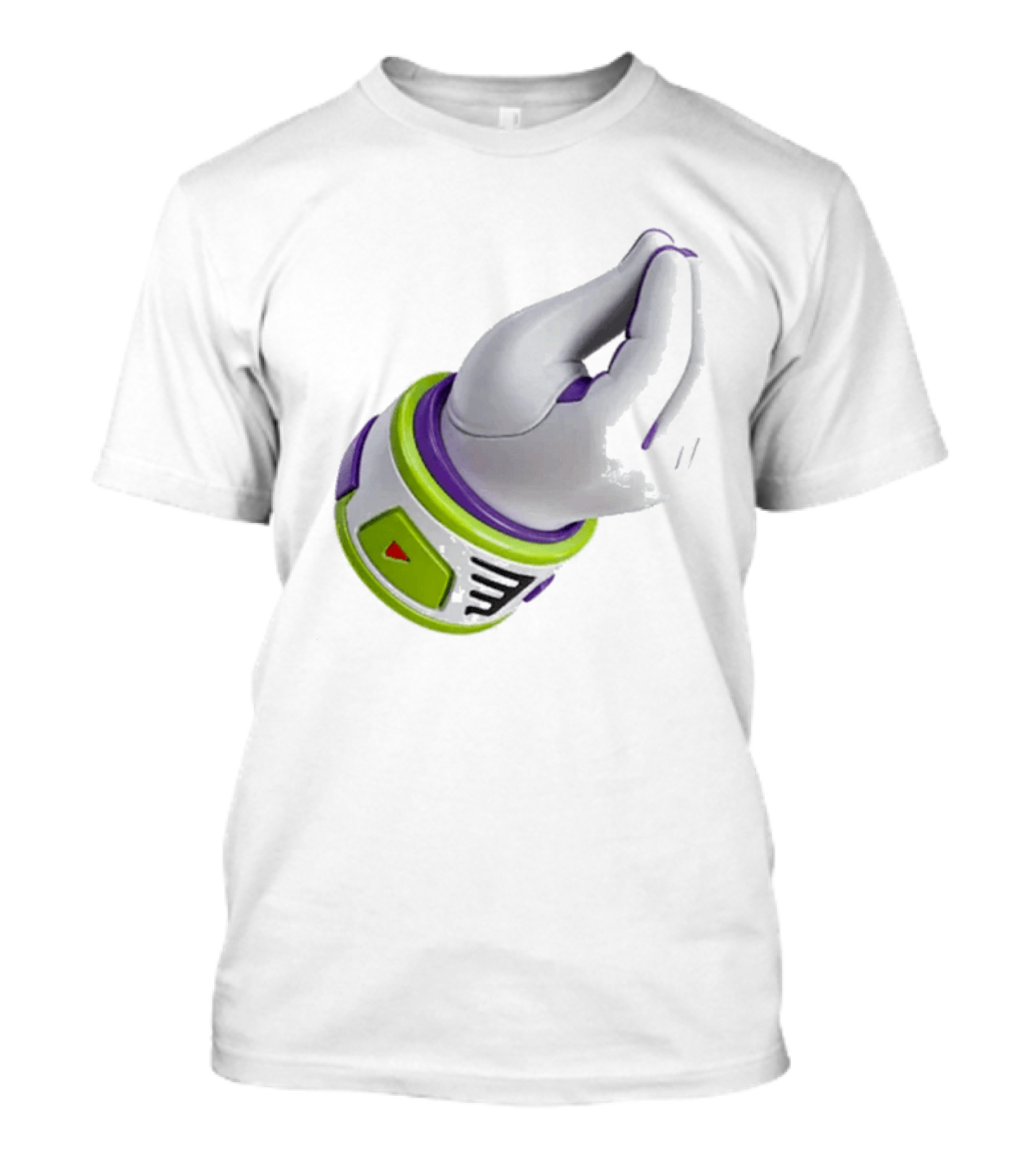 Buzz's Italian Hand Gesture Spacesuit Sleeve T-Shirt