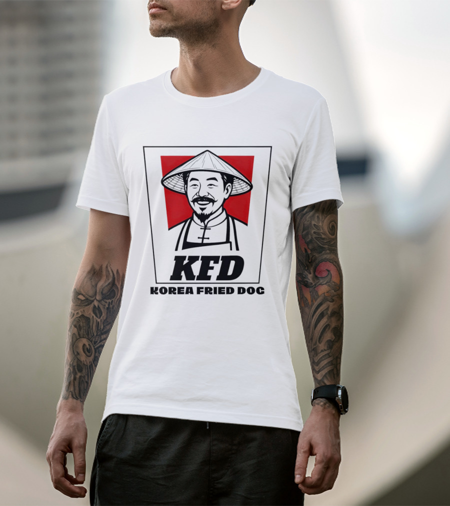 KFD Korea Fried Dog Asian T-Shirt