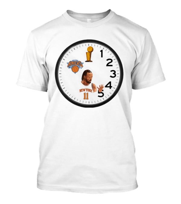Knicks In 5 Jalen Brunson New York Time Basketball Trophy T-Shirt
