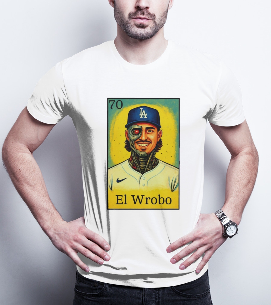 El Wrobo 70 Evan Phillips Los Angeles Dodgers T-Shirt