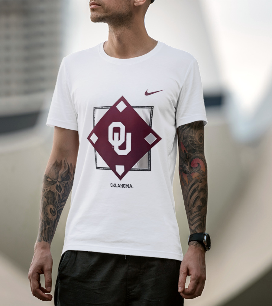 Nike Oklahoma Sooners OU Baseball Diamond T-Shirt
