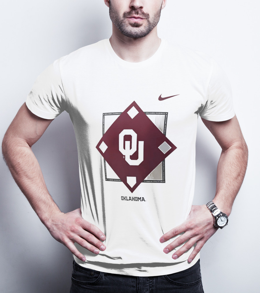 Nike Oklahoma Sooners OU Baseball Diamond T-Shirt