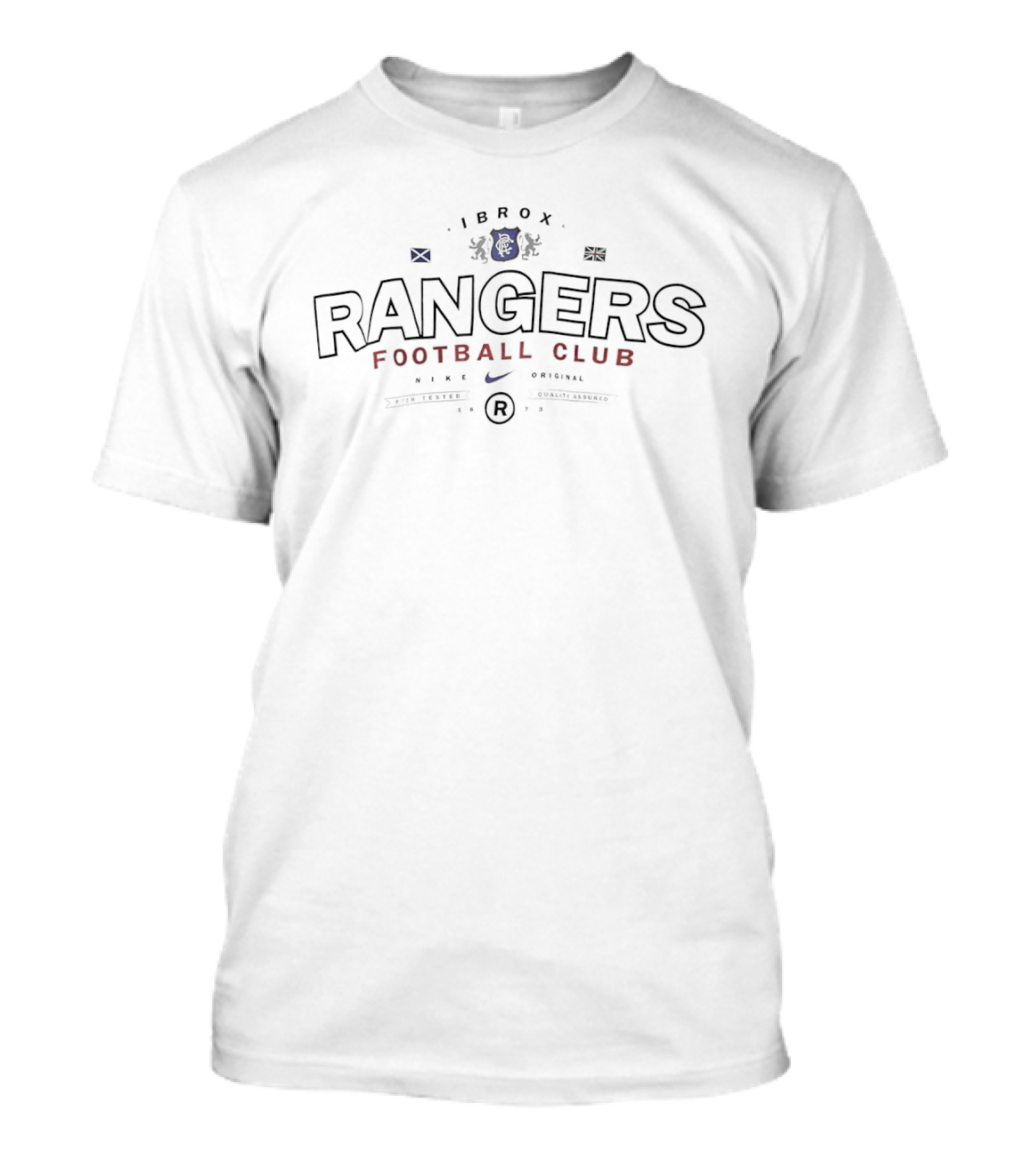 Rangers Ibrox Nike Football Club WATP Ready 1872 Stadium Loyalty T-Shirt