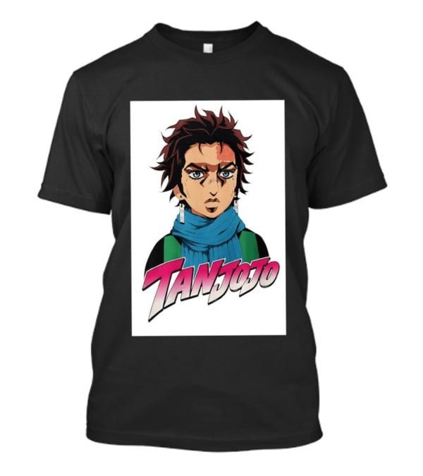 Tan JoJo Anime Manga Character Fusion T-Shirt