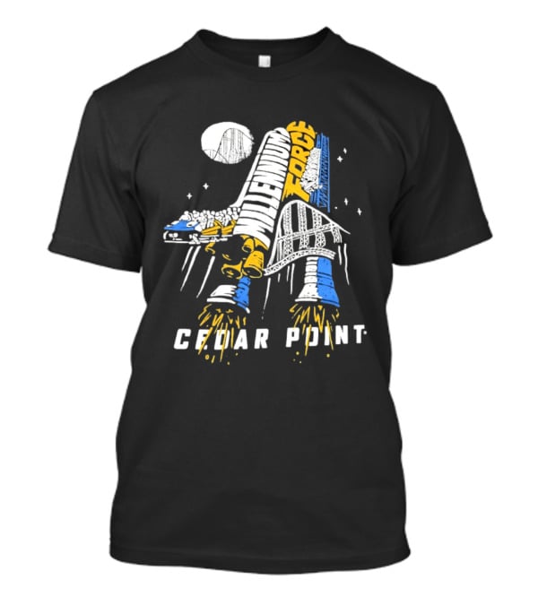 Millennium Force Roller Cedar Point Ride Adventure T-Shirt