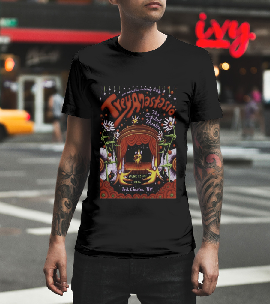 An Acoustic Evening With Trey Anastasio The Capitol Theatre June 23 24 2026 Port Chester NY T-Shirt