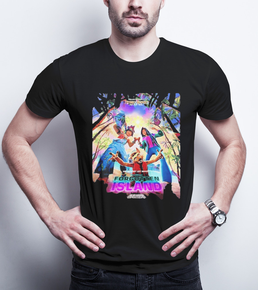DreamWorks Puss In Boots Forgotten Island No Memory Left Behind In Theaters September 25 2026 T-Shirt