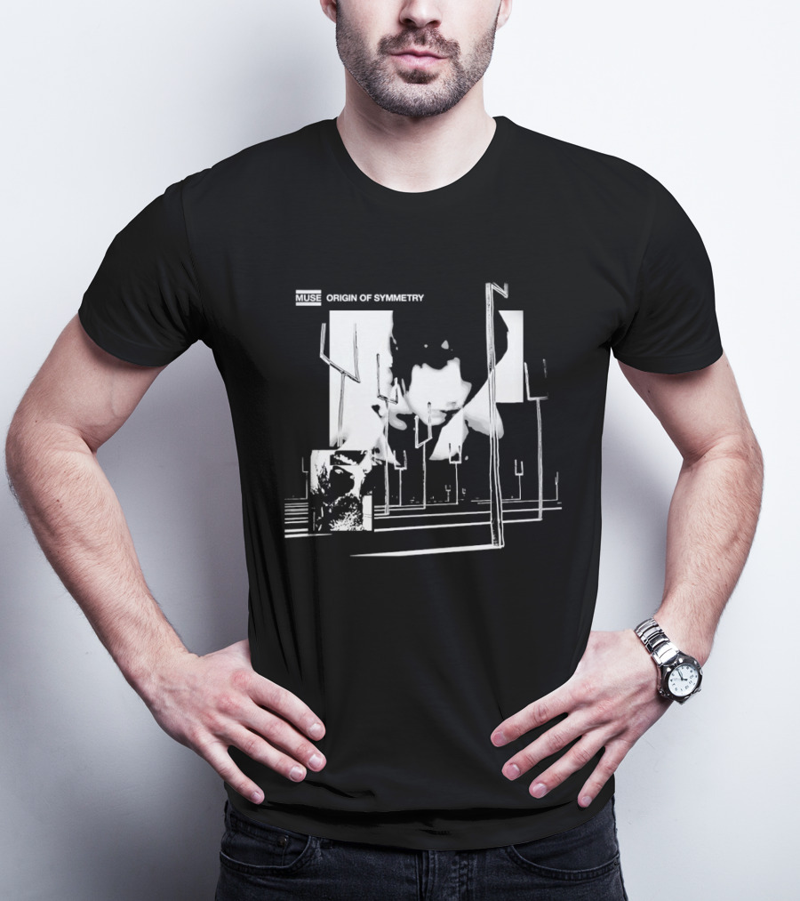 Muse Origin Of Symmetry Album Cover Forks Shadows T-Shirt