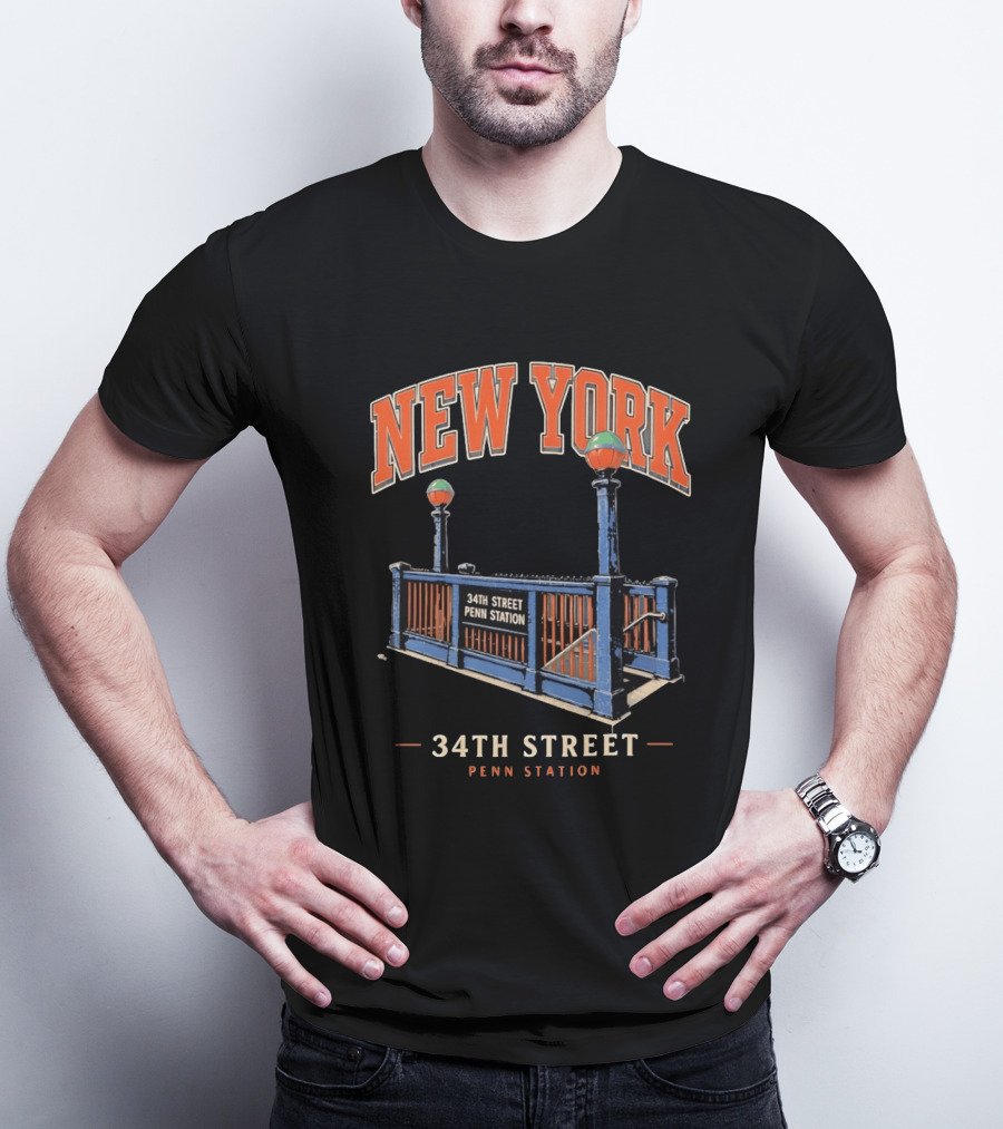 New York 34th Street Penn Station Subway Entrance T-Shirt