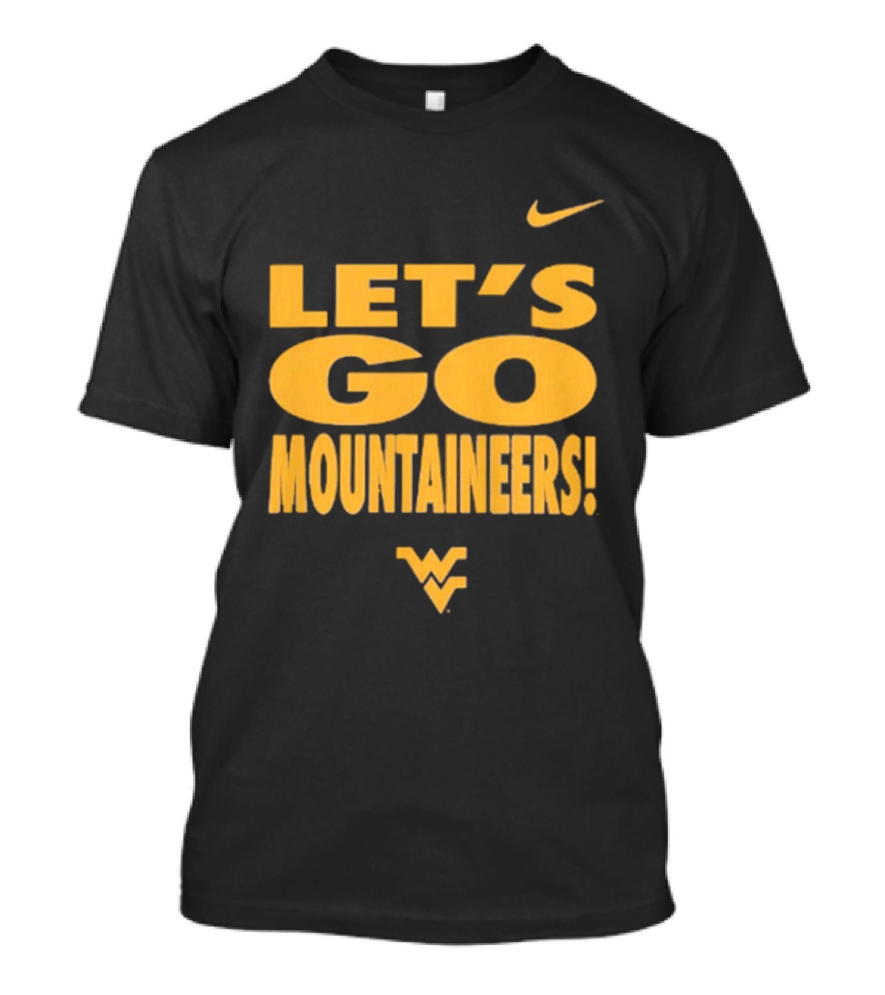 Let's Go Mountaineers Nike WVU West Virginia Mountaineers T-Shirt
