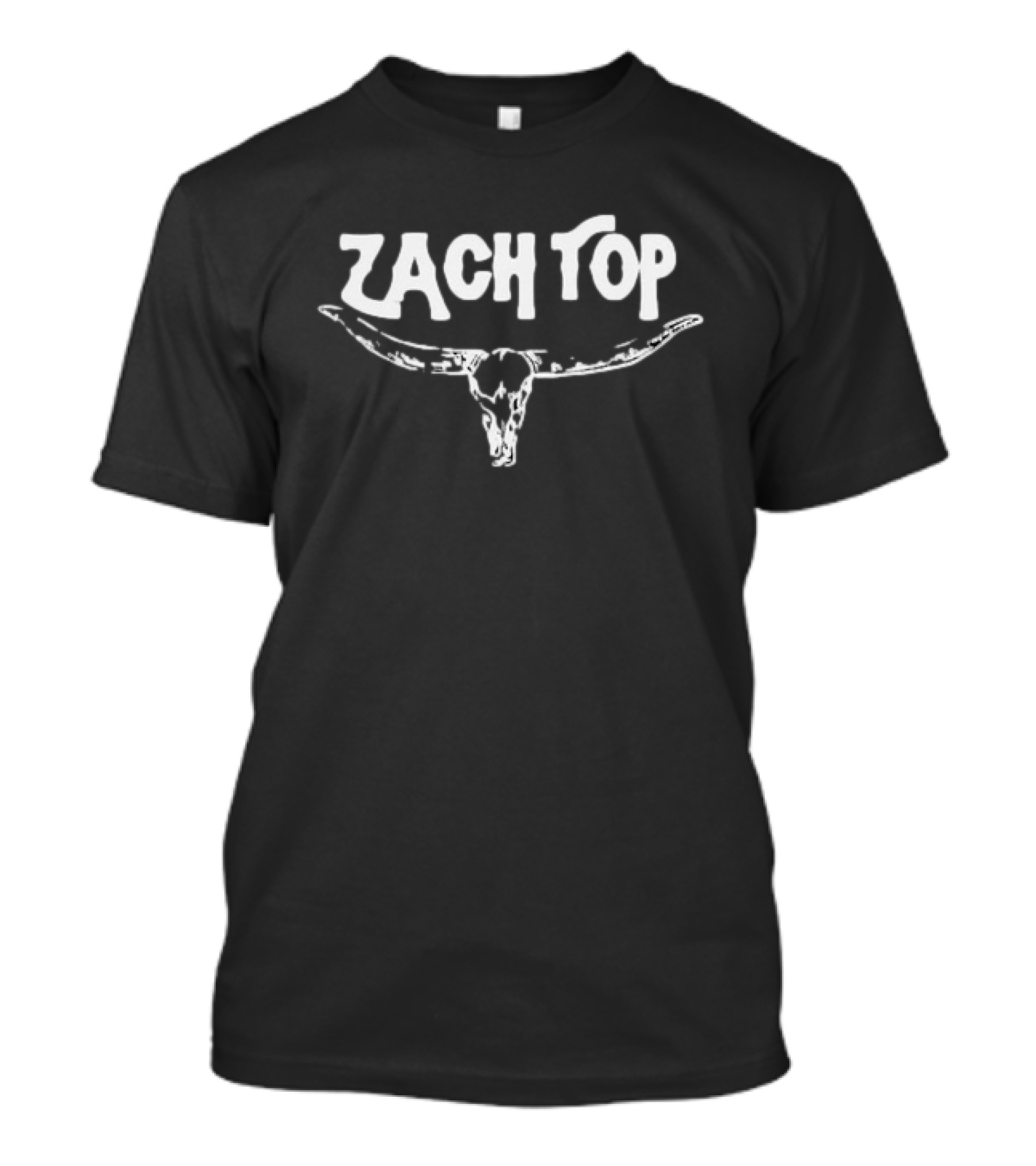 Zach Top Longhorn Skull Western T-Shirt
