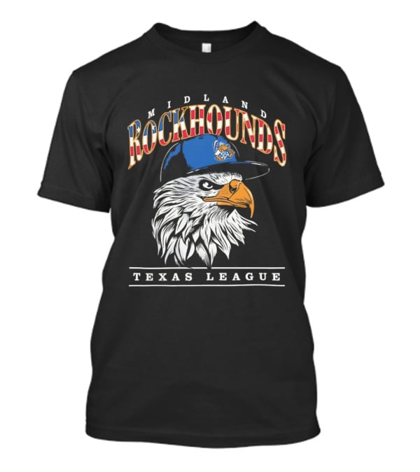 Midland Rockhounds Texas League Eagle Baseball Team T-Shirt