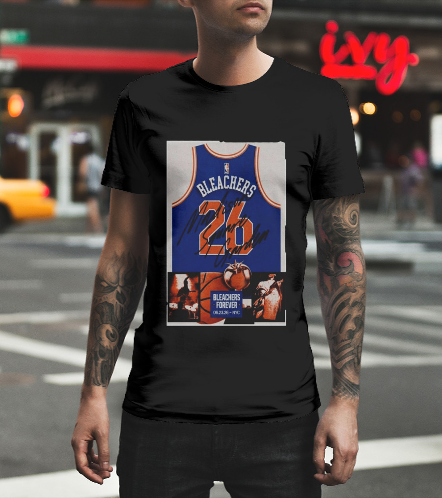 Bleachers Forever 26 Madison Square Garden NYC 06.23.26 NBA T-Shirt