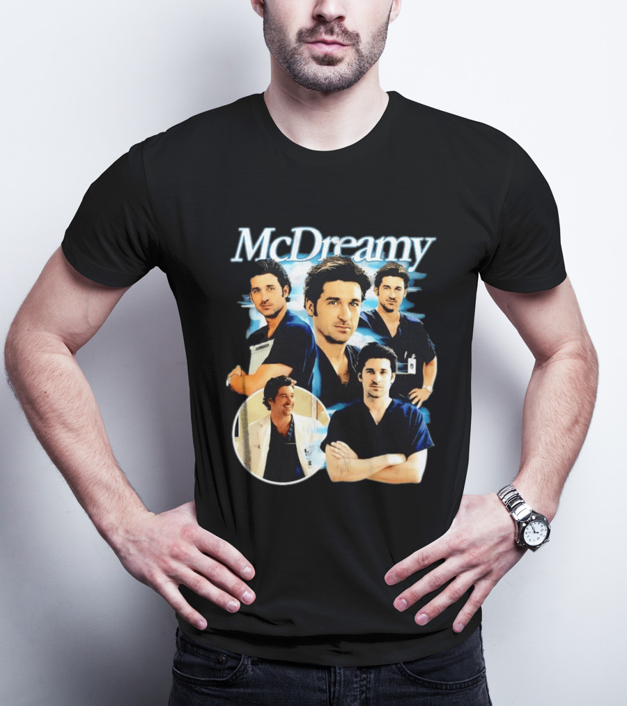 McDreamy Patrick Dempsey Doctor Characters Compilation T-Shirt