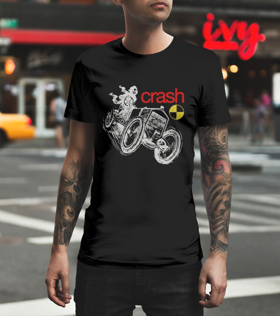 Crash Skeleton Motorcycle Test Dummy T-Shirt