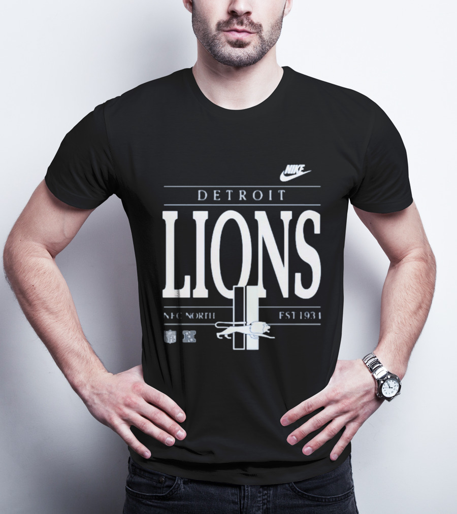 Nike Detroit Lions NFC North Est 1934 NFL T-Shirt