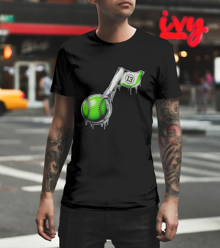 Jazz Chisholm Jr. New York Yankees Lollipop Baseball 13 T-Shirt