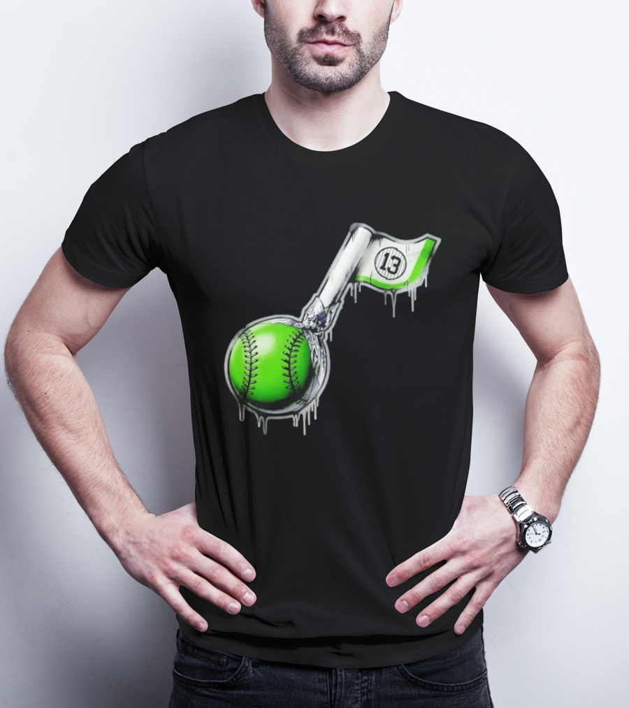 Jazz Chisholm Jr. New York Yankees Lollipop Baseball 13 T-Shirt