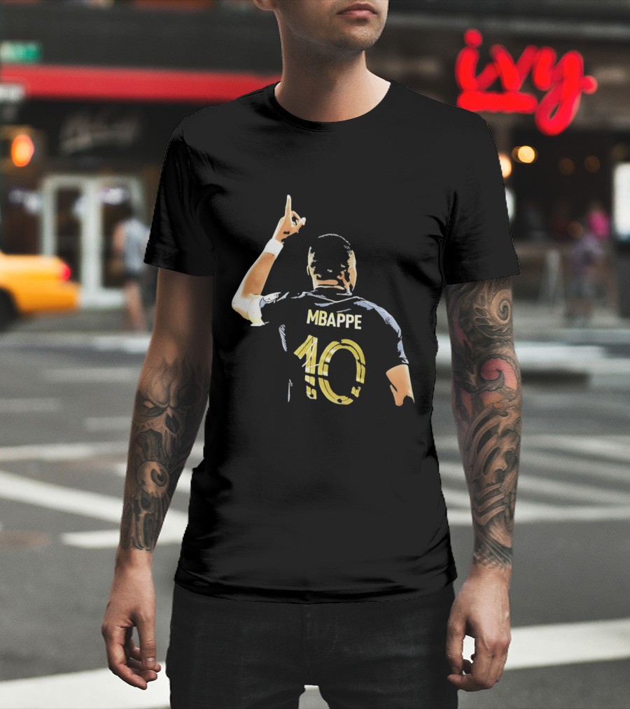 Kylian Mbappe France Number 10 MBAPPE Soccer Football Fan Gear T-Shirt