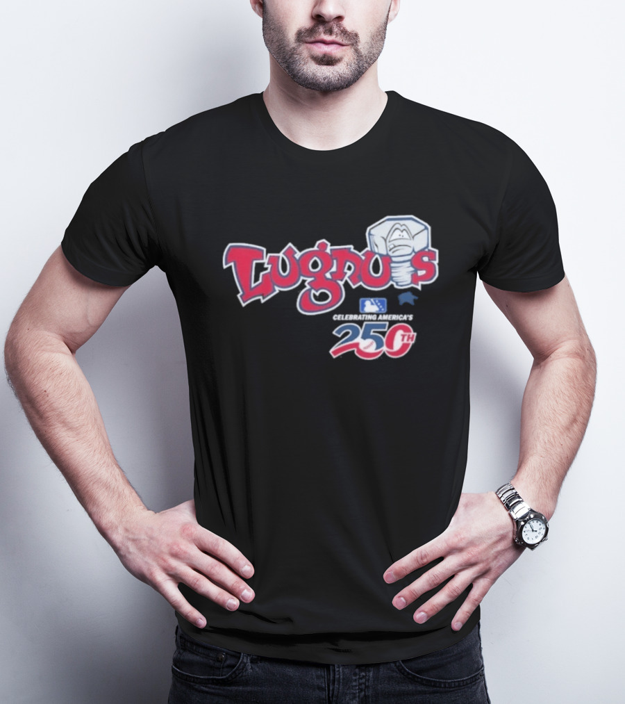 Lansing Lugnuts MiLB Baseball America's 250th Anniversary Celebration T-Shirt