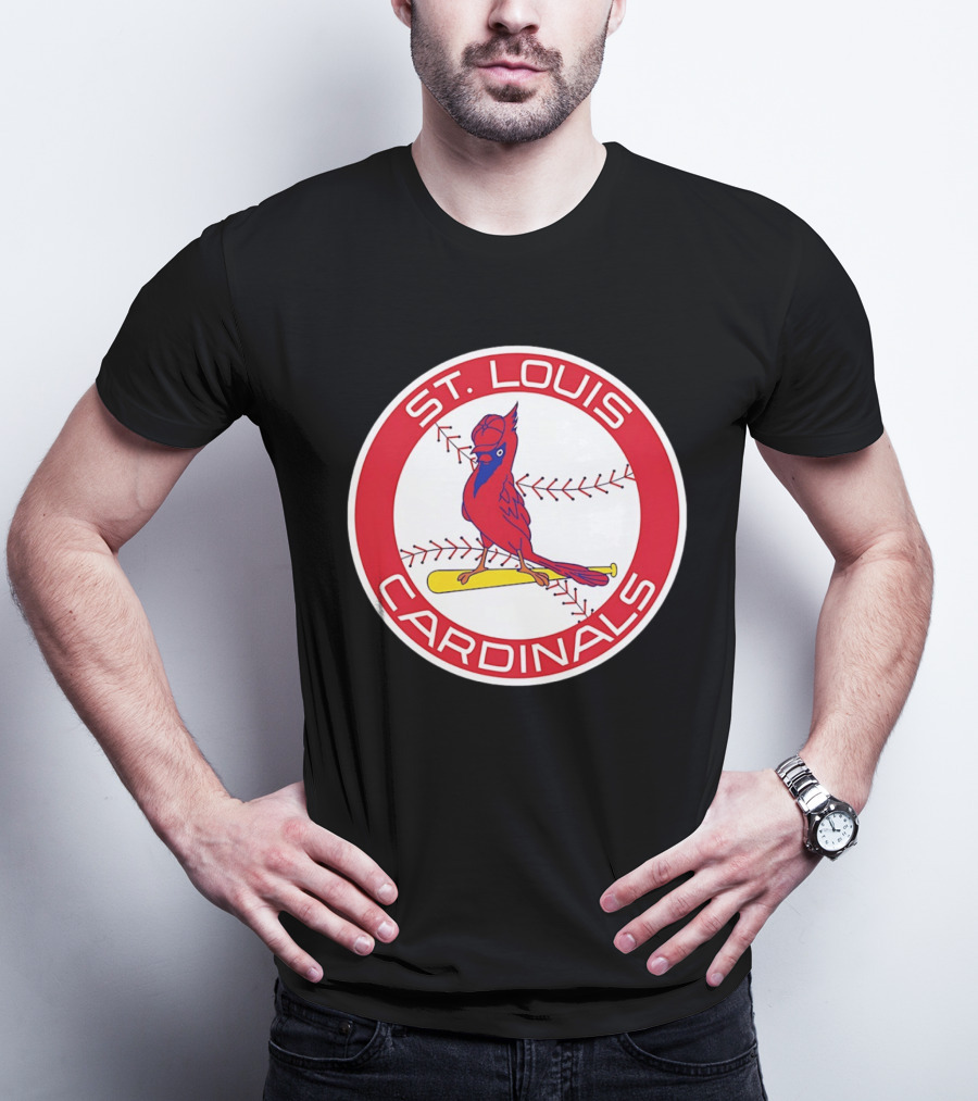 St. Louis Cardinals 2026 Baseball Bird Bat Red Circle T-Shirt