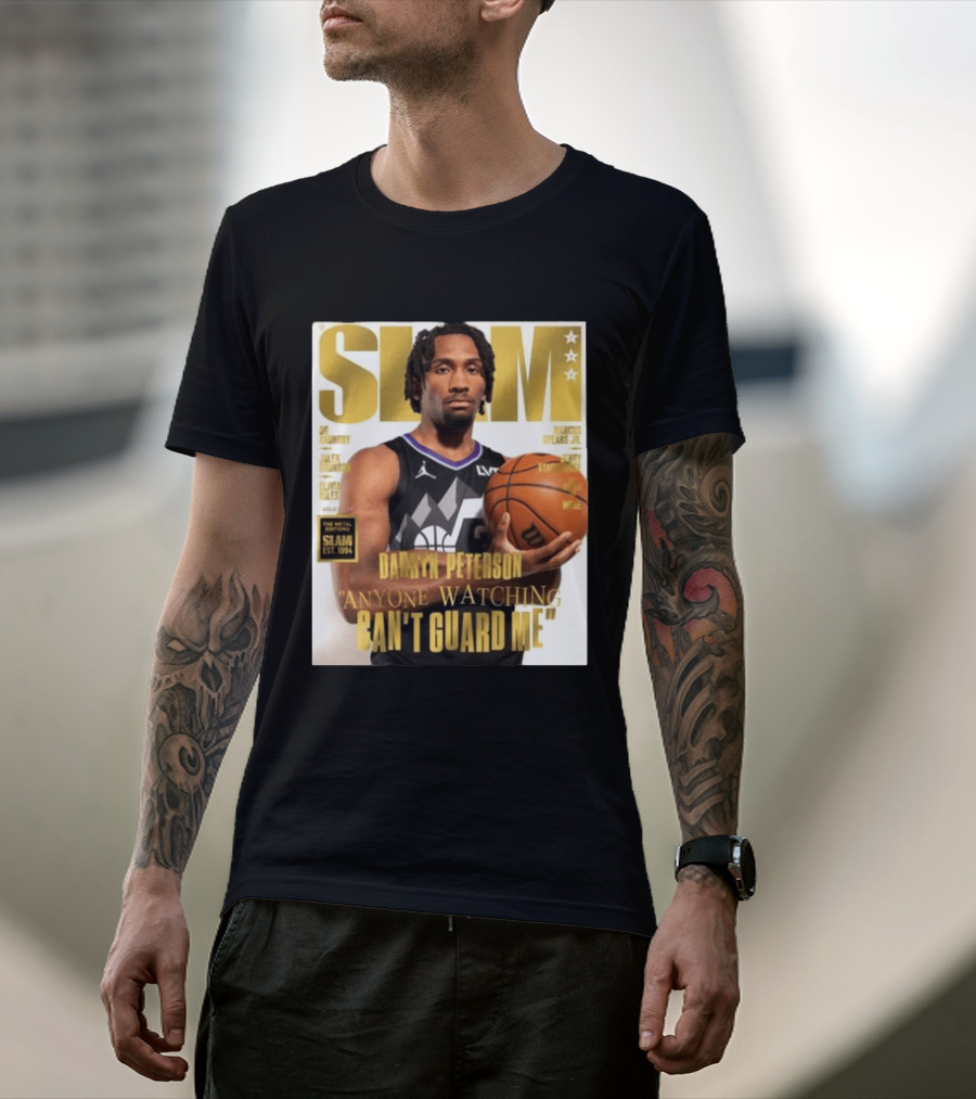 SLAM Gold Darryn Peterson Anyone Ing Can't Guard Me T-Shirt