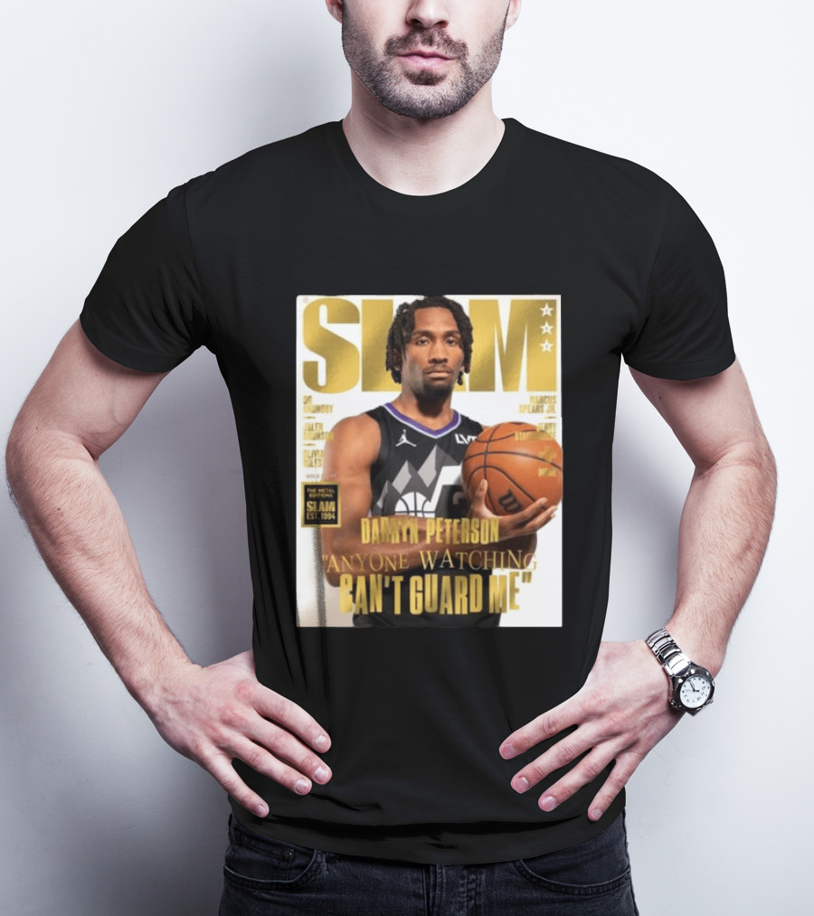 SLAM Gold Darryn Peterson Anyone Ing Can't Guard Me T-Shirt