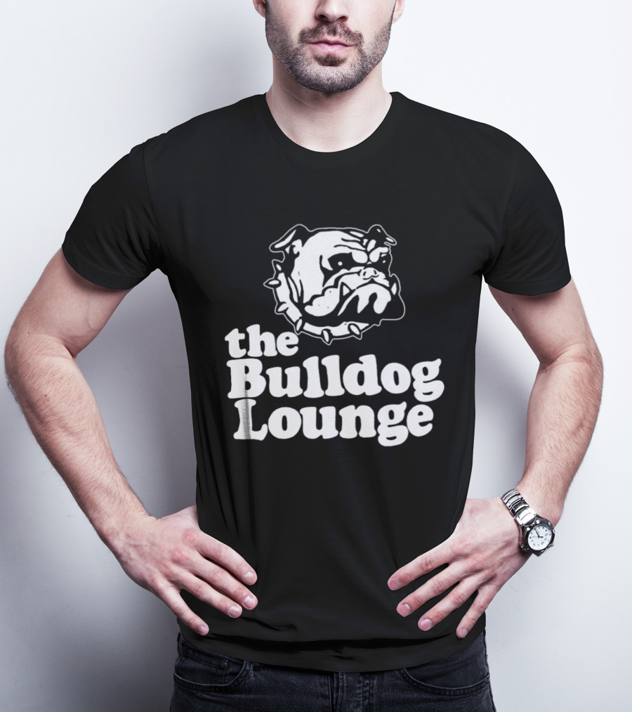 The Bulldog Lounge Dog Lover Bar Pub T-Shirt