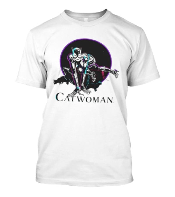 90s Catwoman Neon T-Shirt