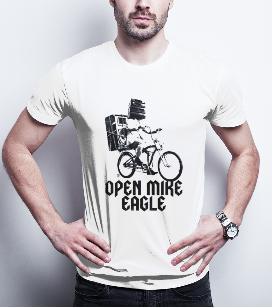 Open Mike Eagle Bicycle Art Hip Hop Alternative Rap T-Shirt