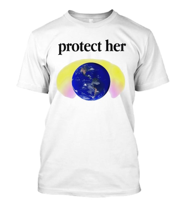 Protect Her Earth Environmental Awareness Planet Guardians T-Shirt