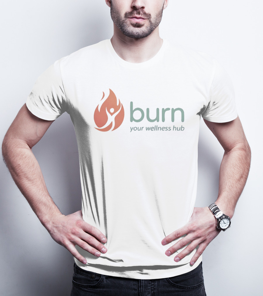 Burn Your Wellness Hub Flame T-Shirt