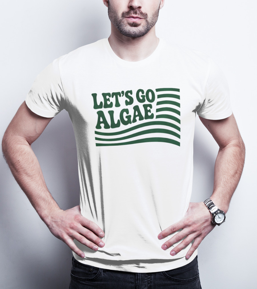 Let's Go Algae Reflecting Pool Green Again Team Algae T-Shirt