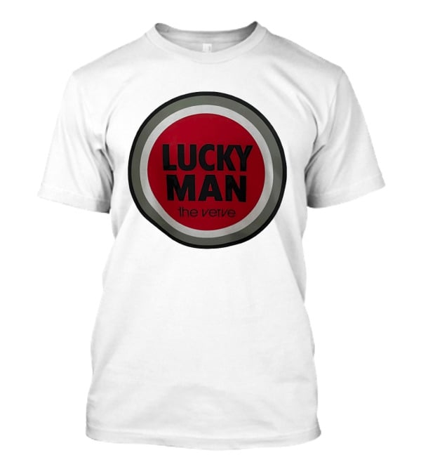 The Verve Lucky Man Red Circle T-Shirt