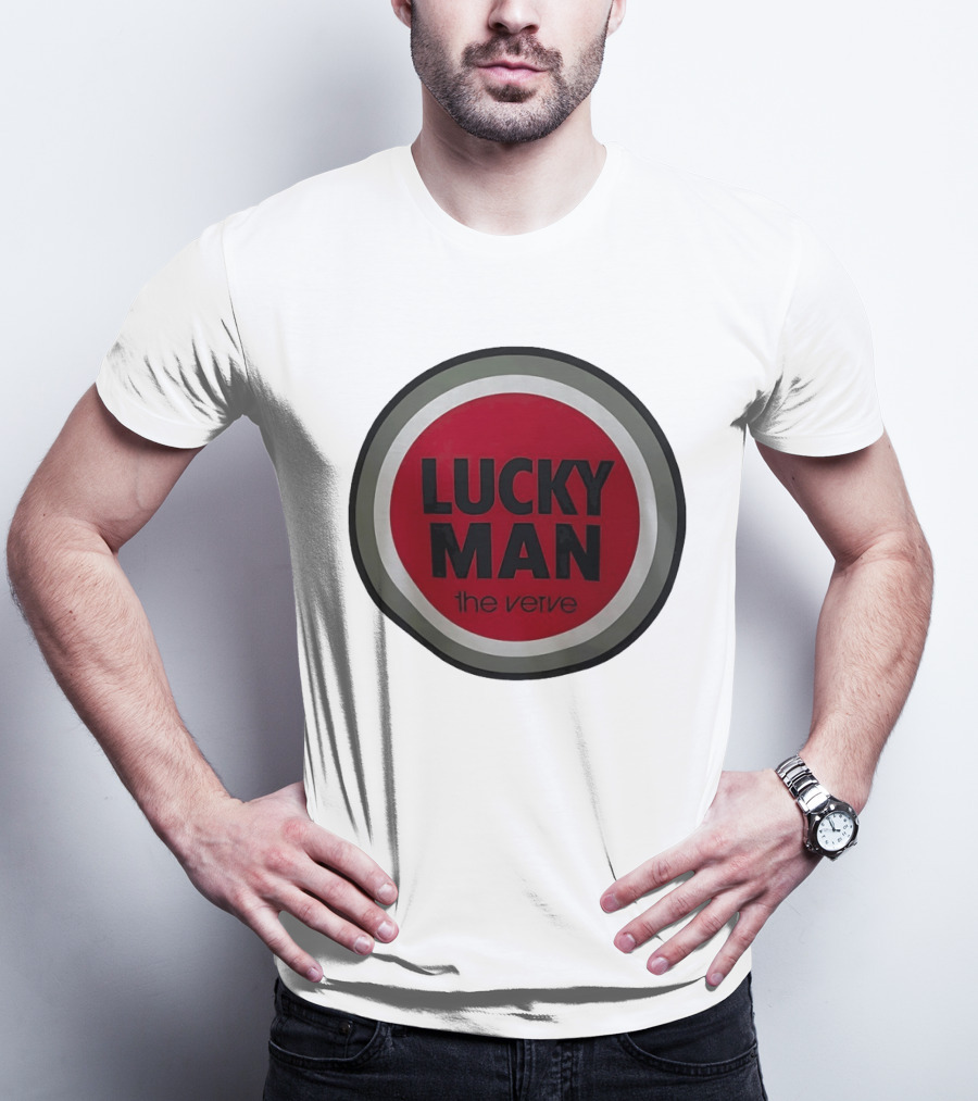 The Verve Lucky Man Red Circle T-Shirt