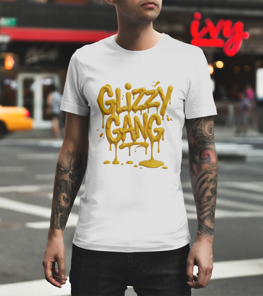 Glizzy Gang Mustard Drip T-Shirt