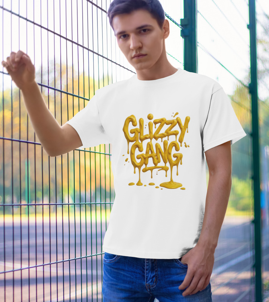 Glizzy Gang Mustard Drip T-Shirt