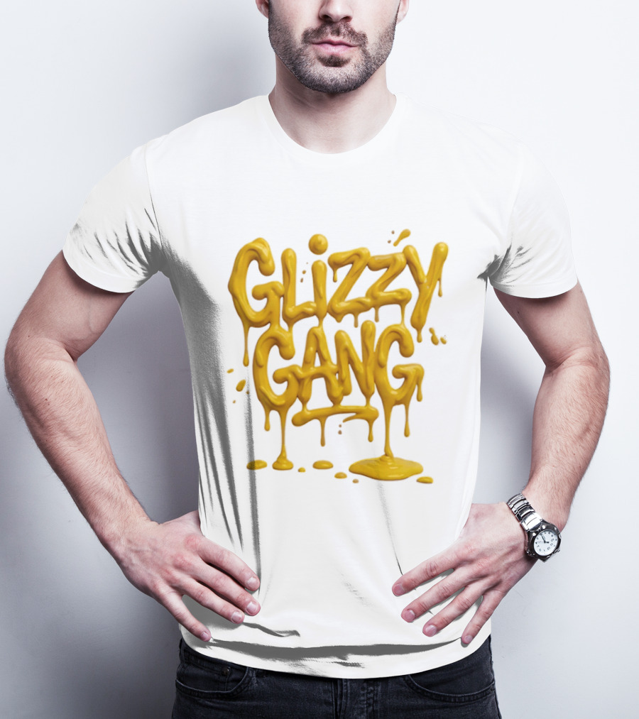 Glizzy Gang Mustard Drip T-Shirt