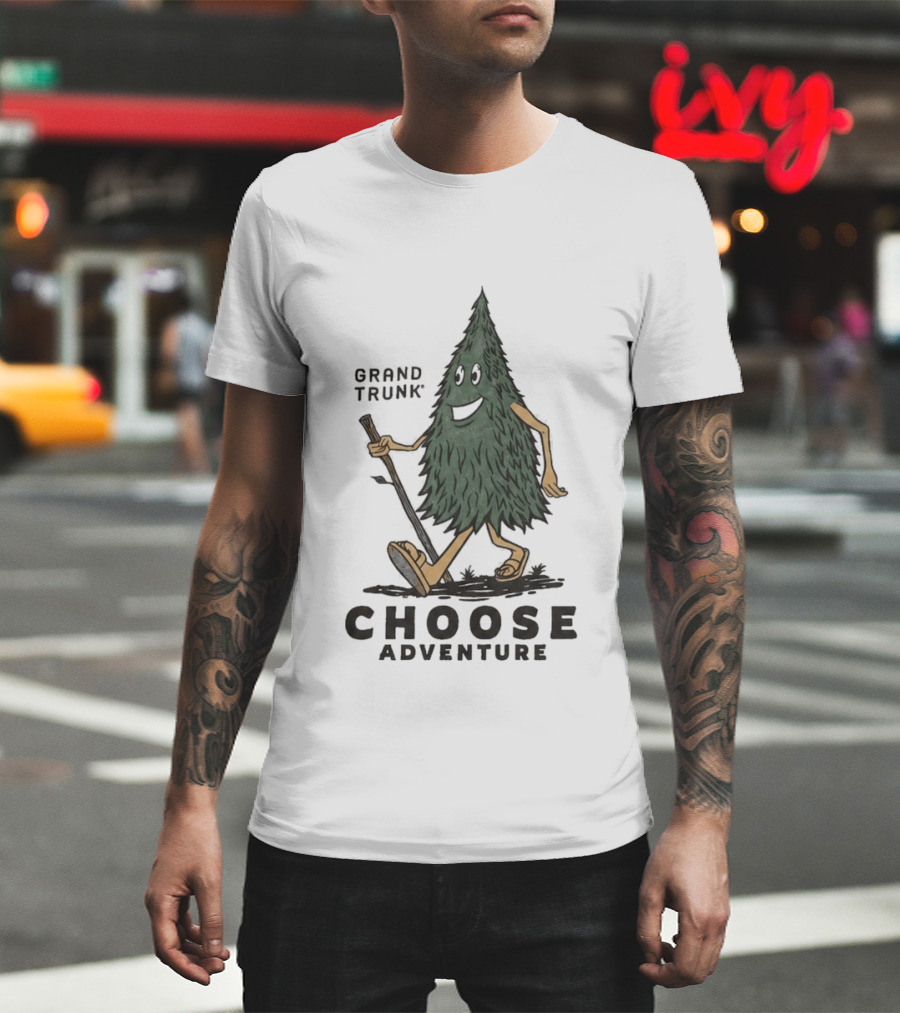 Grand Trunk Choose Adventure Walking Tree T-Shirt