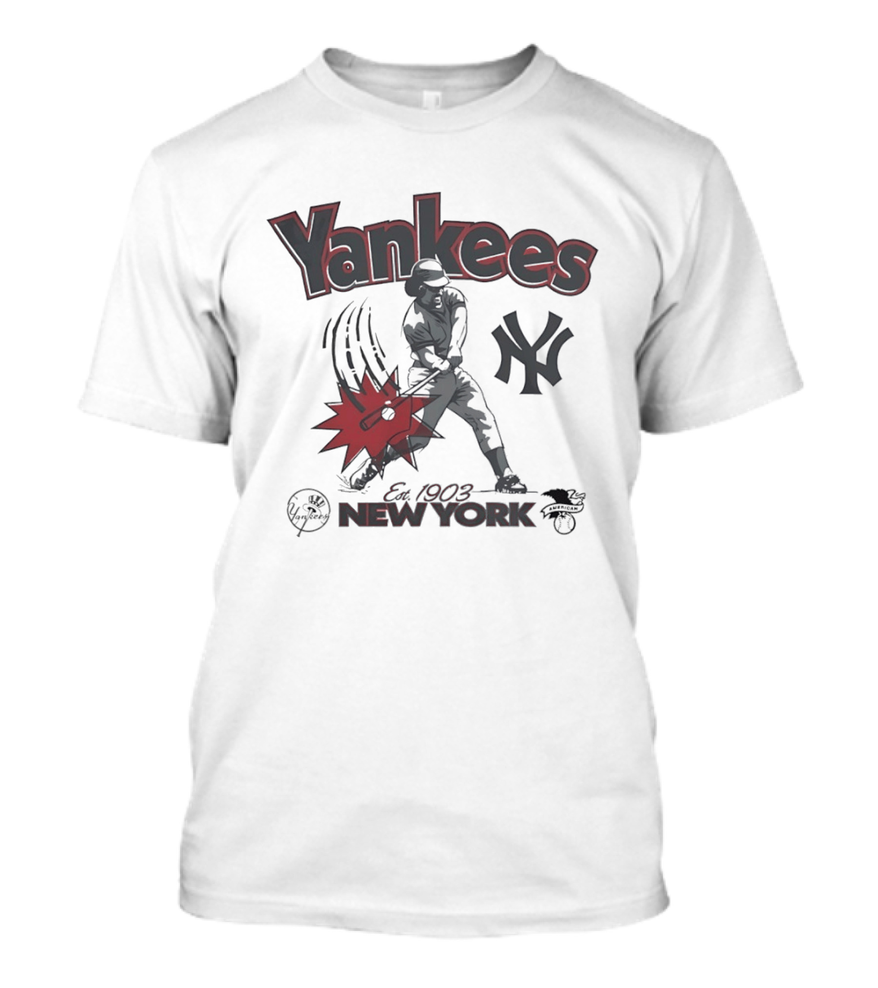 Yankees Est 1903 New York MLB Vintage Baseball Player T-Shirt