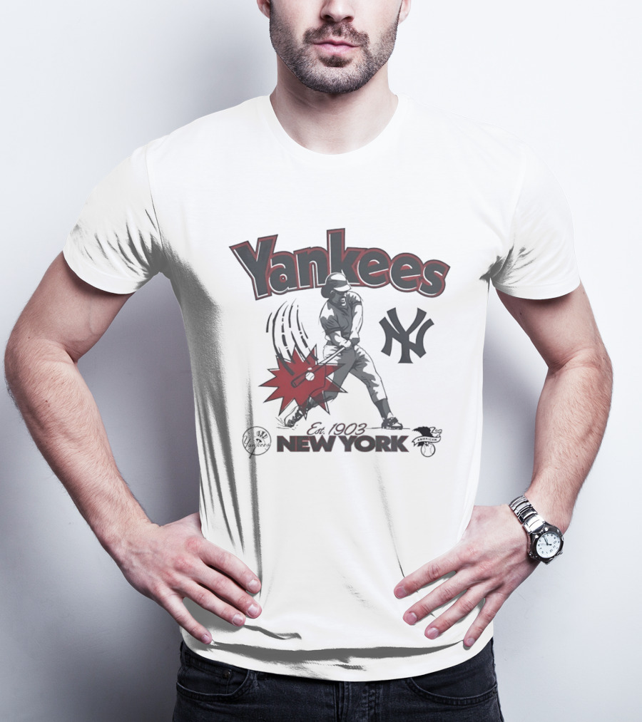 Yankees Est 1903 New York MLB Vintage Baseball Player T-Shirt