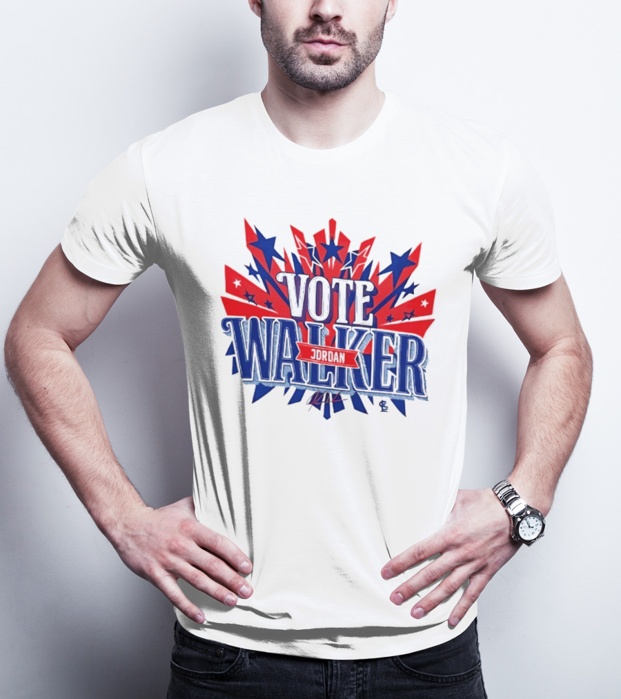Vote Jordan Walker St Louis Cardinals MLB Stars And Stripes T-Shirt