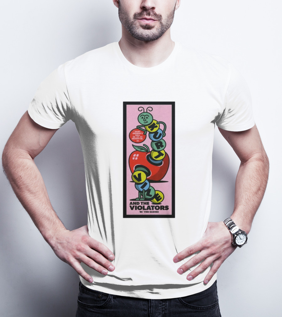Kurt Vile And The Violators June 25 2026 Saint Andrew's Hall Detroit MI With The Sadies T-Shirt
