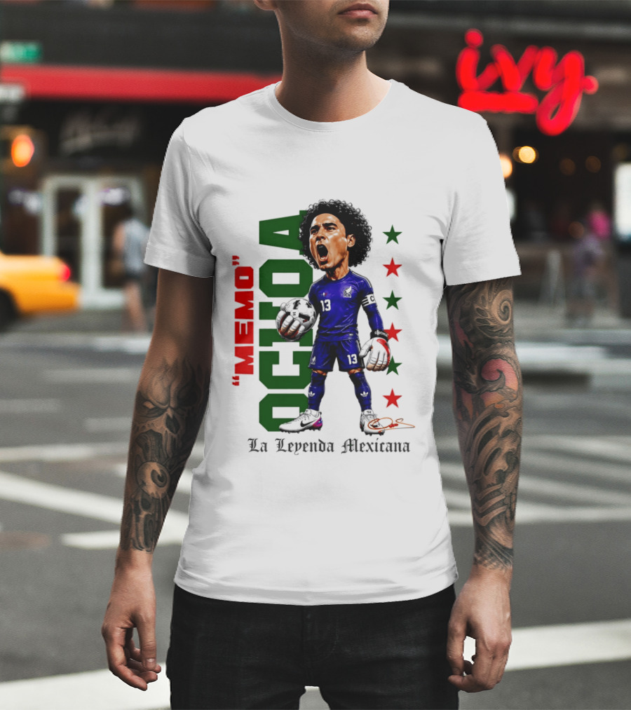 Memo Ochoa La Leyenda Mexicana Mexico National Team T-Shirt
