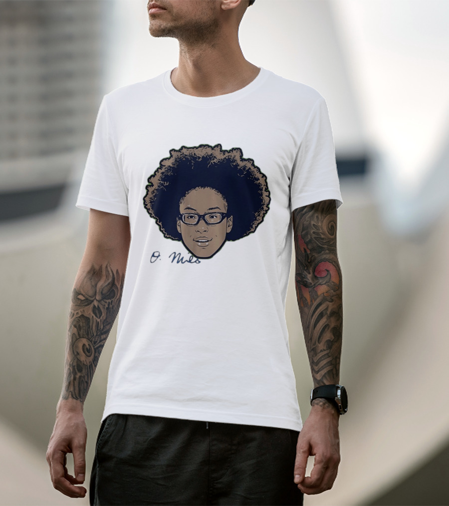 Olivia Miles Swag Afro Head WNBA Minnesota Lynx T-Shirt
