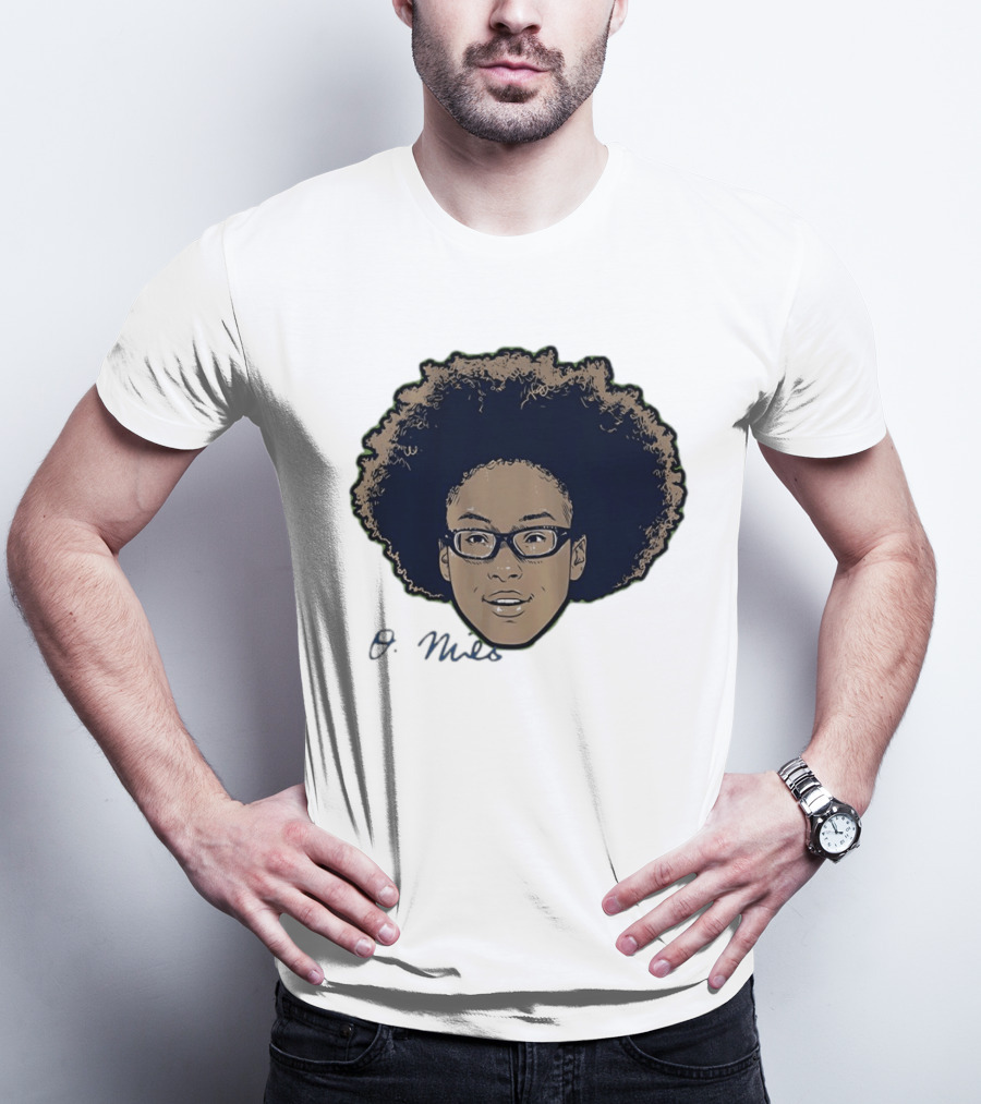 Olivia Miles Swag Afro Head WNBA Minnesota Lynx T-Shirt