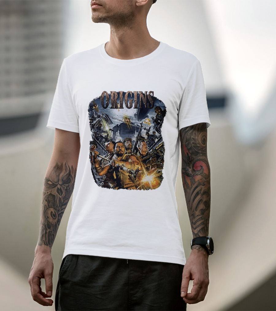 Origins Call Of Duty Zombies Tank Dempsey Nikolai Belinski Takeo Masaki Edward Battle Scene T-Shirt